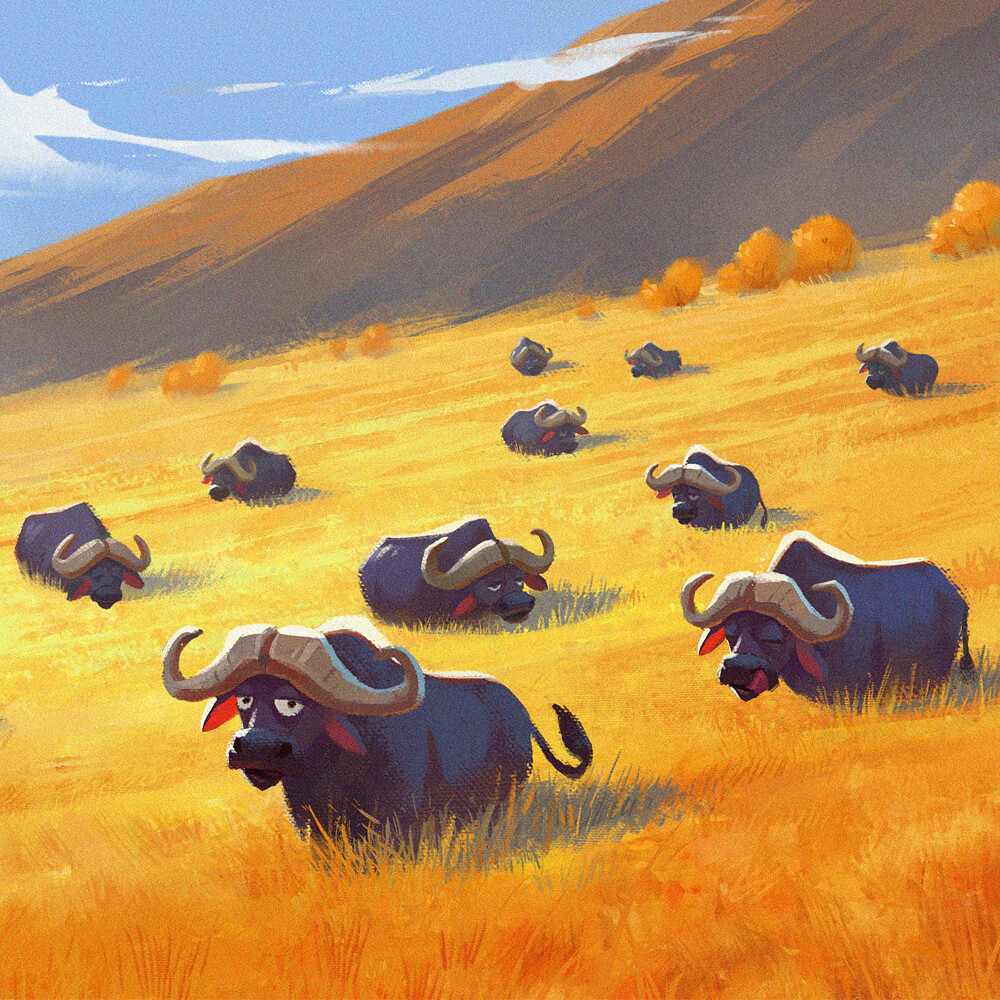 ArtStation - Buffalo Dreams