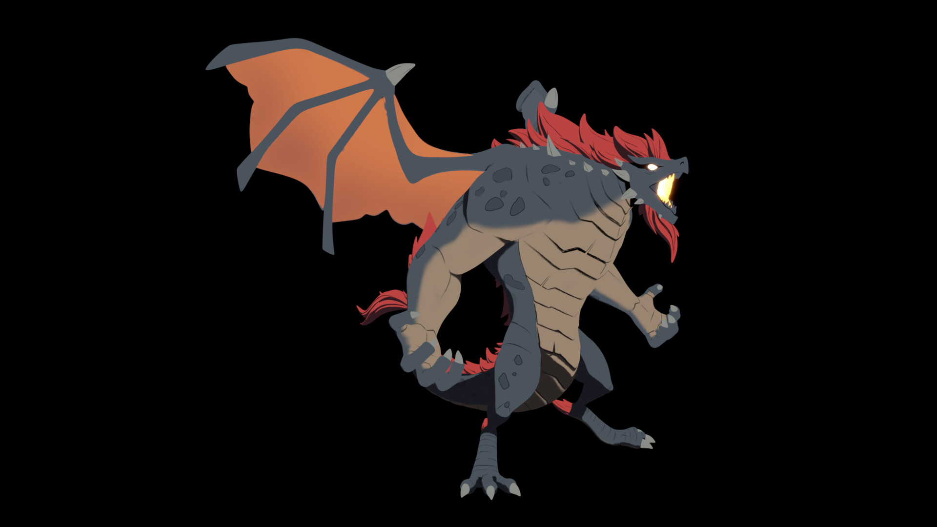 ArtStation - Fire dragon