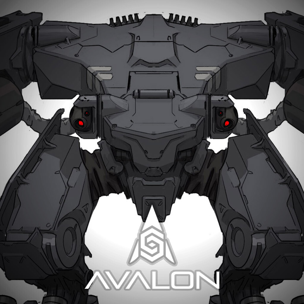 ArtStation - Assault Mech Concept