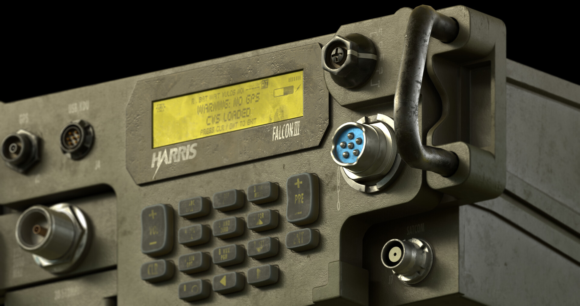 ArtStation - AN/PRC-117G Military Radio
