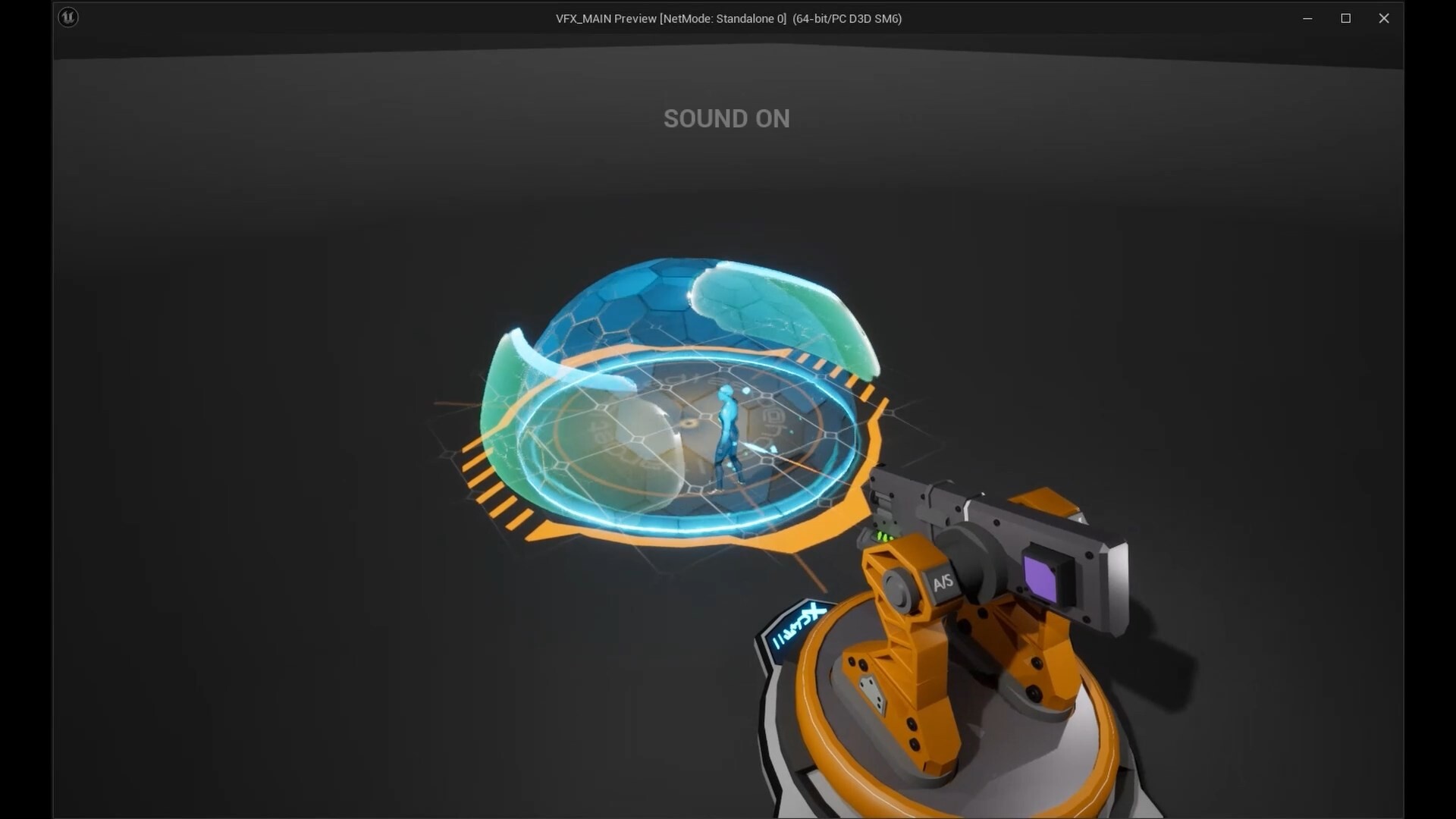 ArtStation - Sci-Fi Hexa Shield in Action