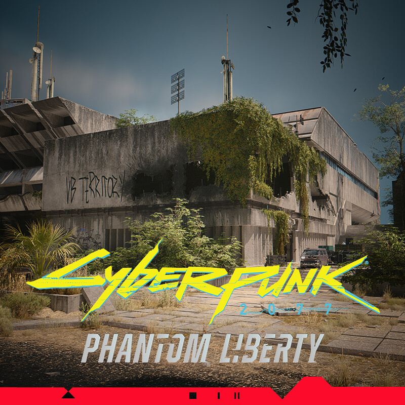 ArtStation - Cyberpunk 2077: Phantom Liberty - Voodoo Boys outpost exterior