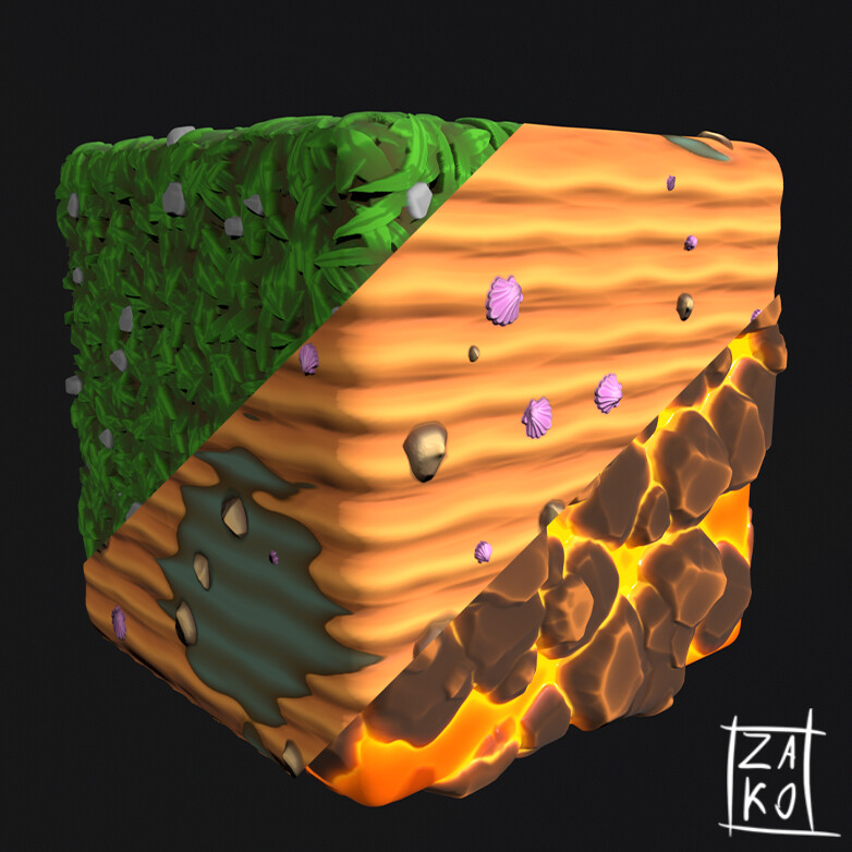 ArtStation - Earthy Stylized Materials