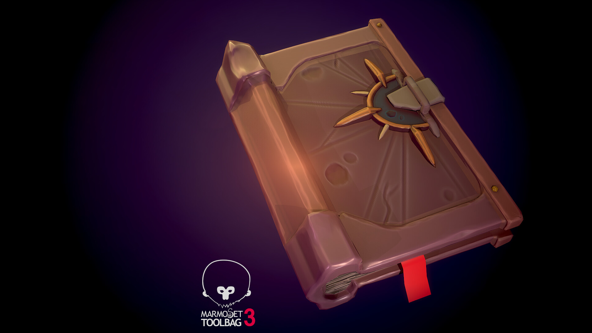 ArtStation - Stylized Wizard Book