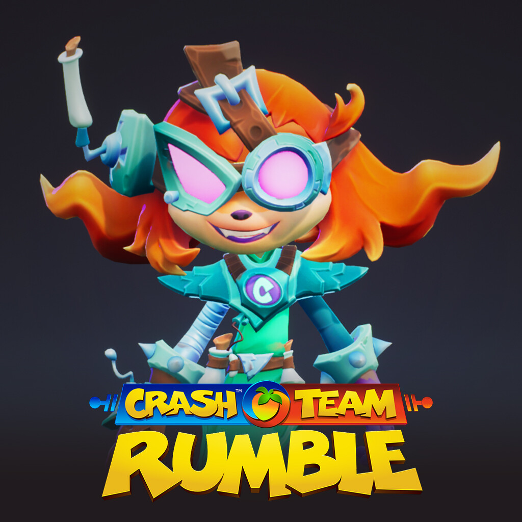 ArtStation - Crash Team Rumble - Inventor Coco