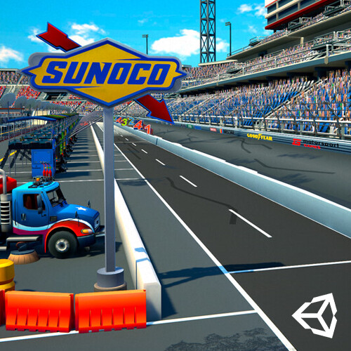 ArtStation - Stylized Race Track - LVL Art & Design