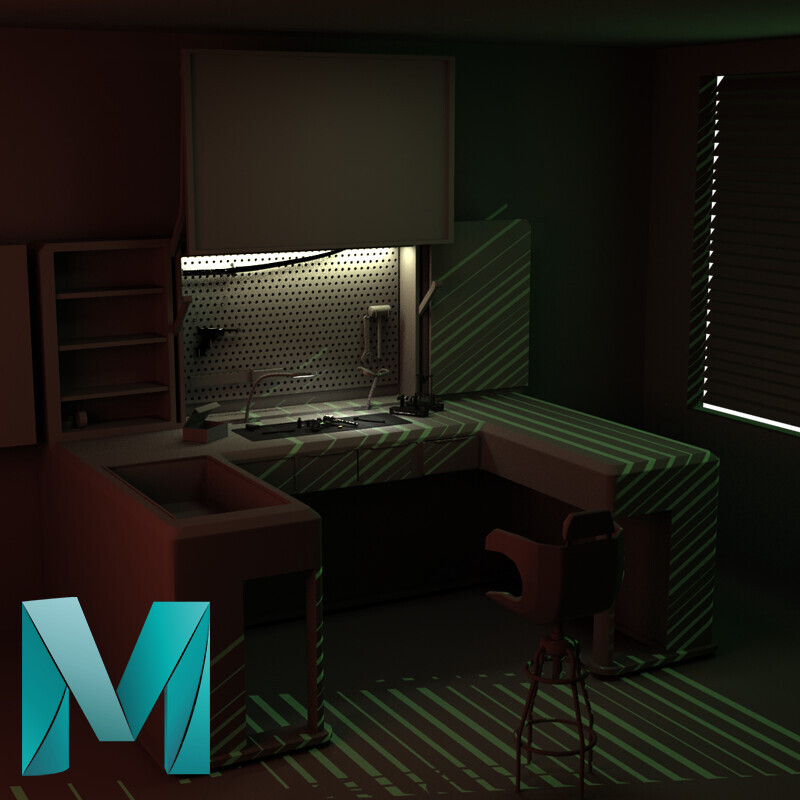 ArtStation - WIP Futuristic Weapons bench