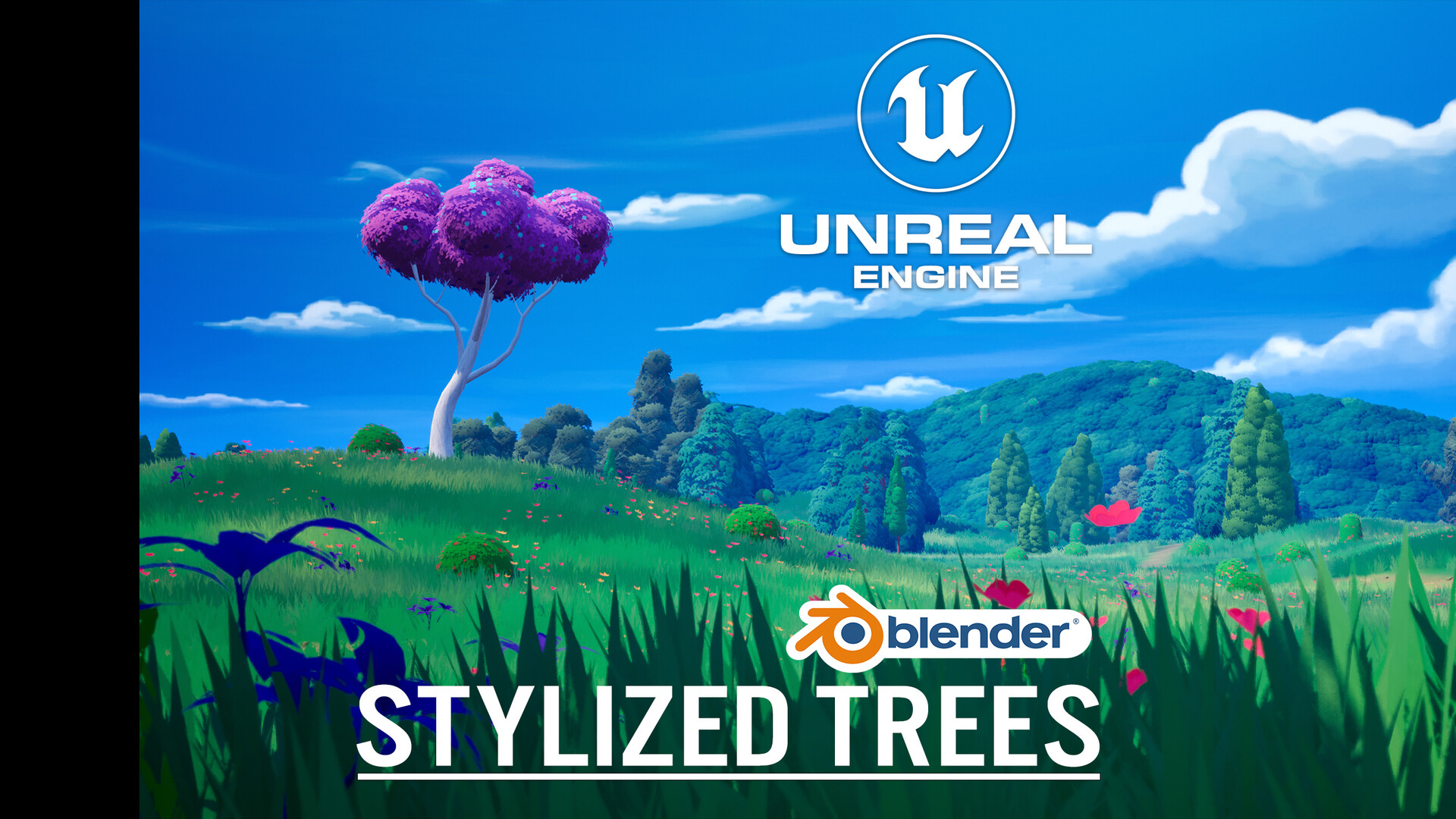ArtStation - Unreal Engine 5 Stylized Trees Timelapse