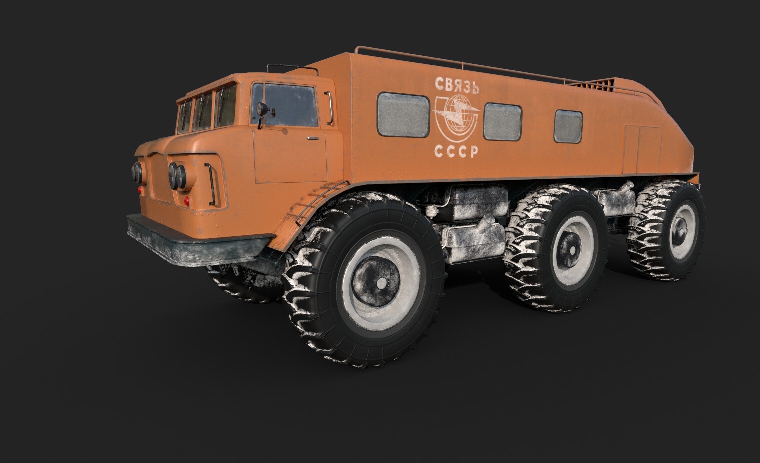 ArtStation - Zil 167-e. USSR off-road vehicle