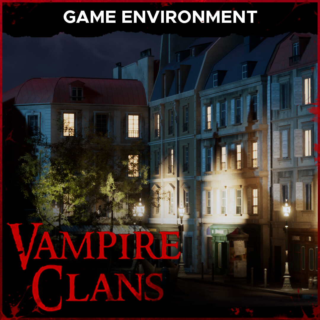ArtStation - Vampire Clans || Game Environment