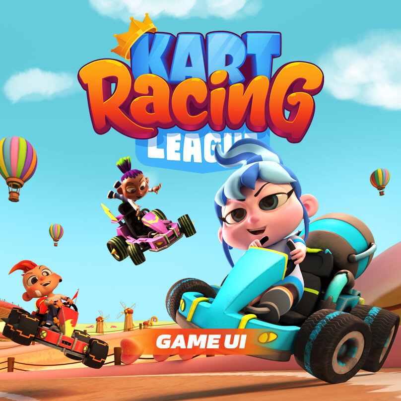 ArtStation - Kart Racing League - Game UI
