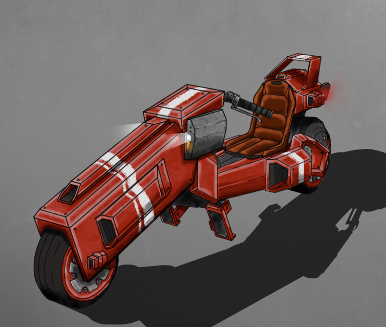 ArtStation - Cyberpunk Bike