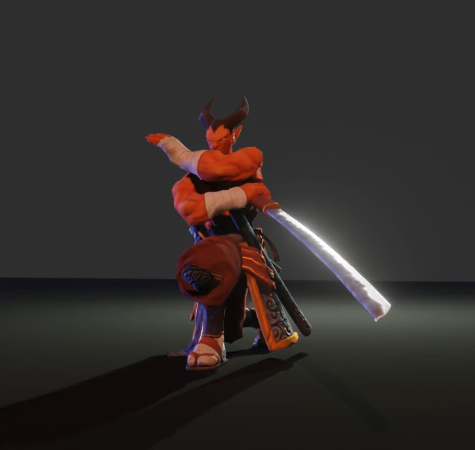 ArtStation - [WIP] Ronin Attack Animation