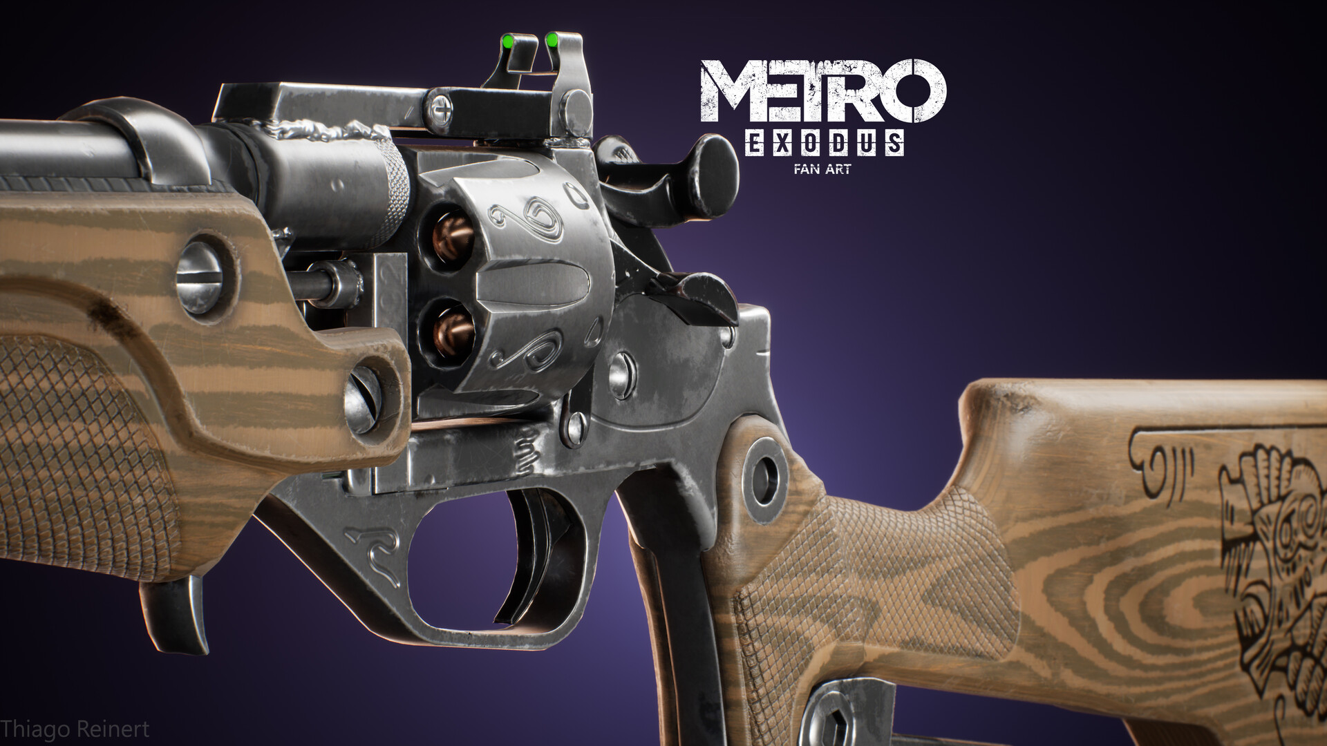 ArtStation - Metro Exodus Revolver - Fan Art (Part - 03)