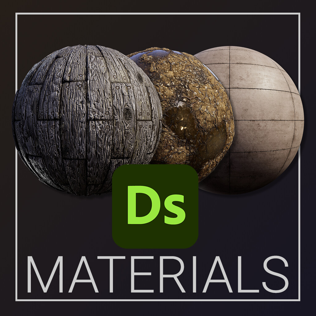 ArtStation - SD materials (Dirt, Planks, Concrete)