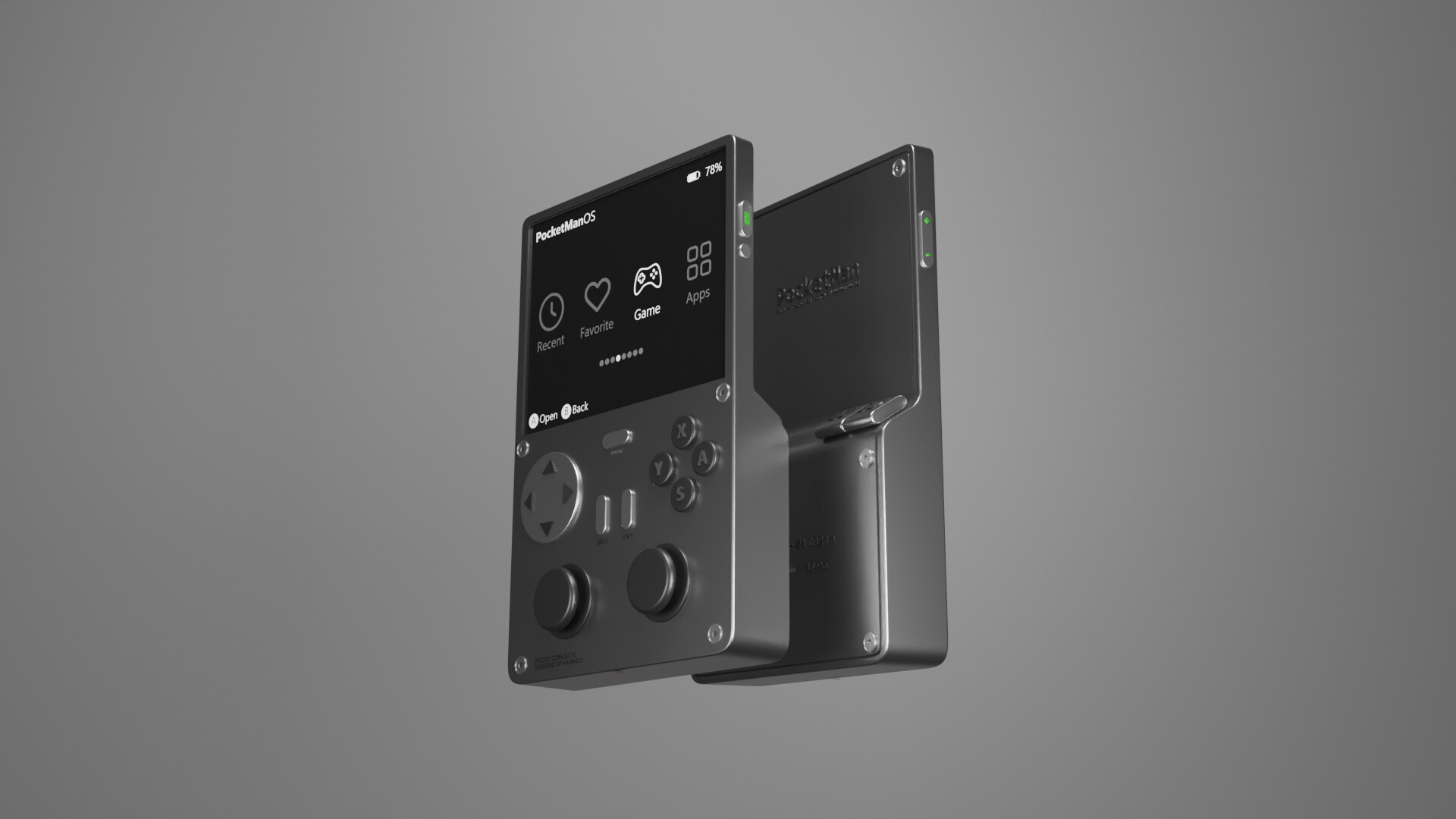 ArtStation - Pocket Man Console 3D Model