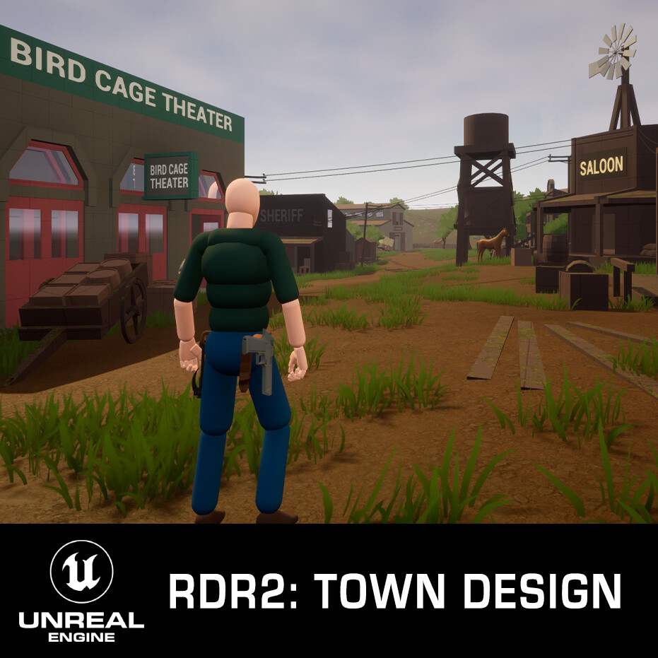 ArtStation - Red Dead Redemption 2 - Open World Design