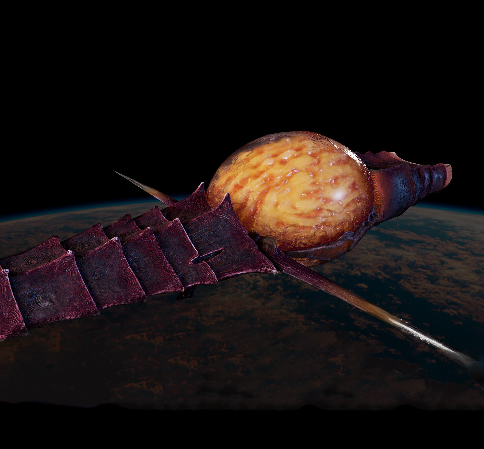 ArtStation - Alien Ship - Dart Raider