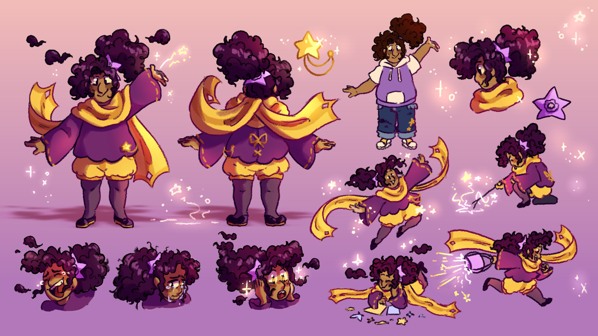 ArtStation - advanced character design - Violet Star - Jun 2023