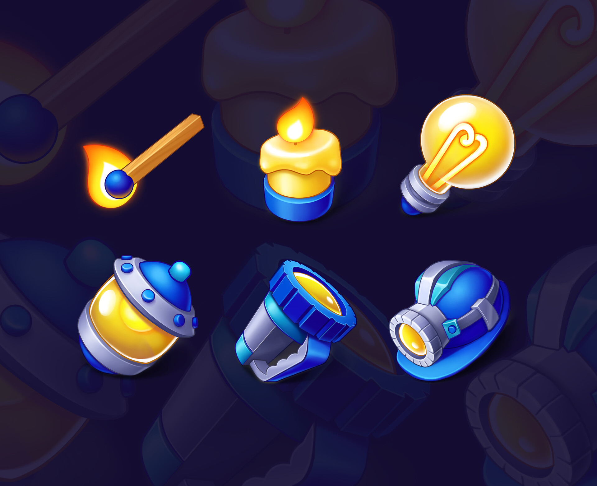 ArtStation - Game Icons For Merge-2 / Casual Game