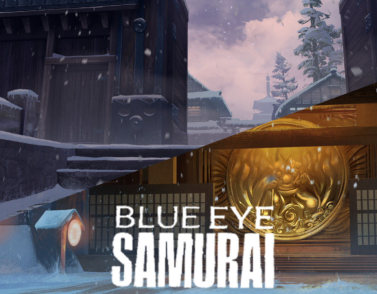 ArtStation - Blue Eye Samurai - Backgrounds