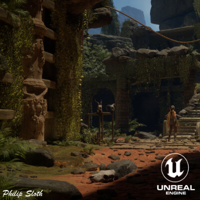 ArtStation - Ruins Game-Environment.