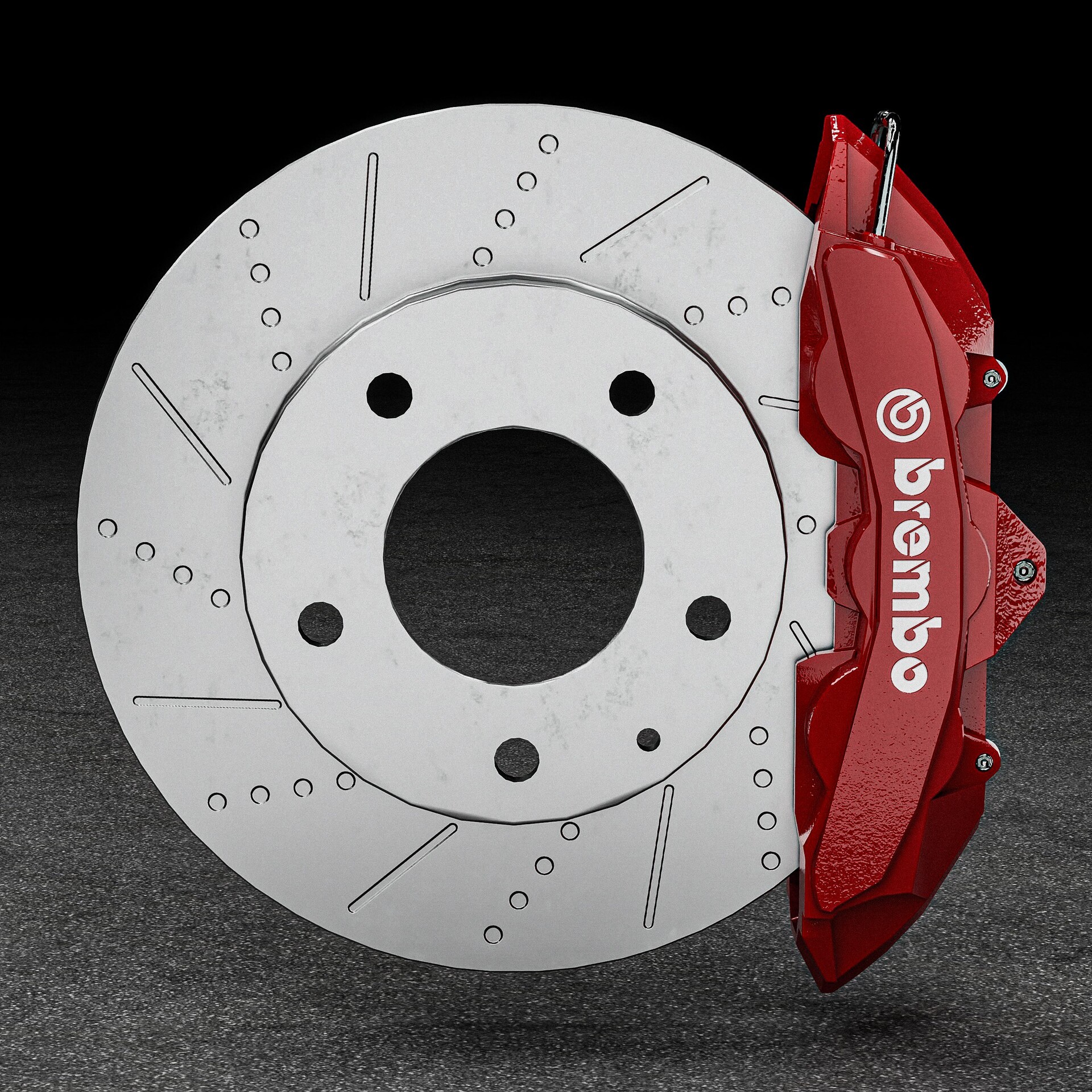 ArtStation - Brembo caliper and disk
