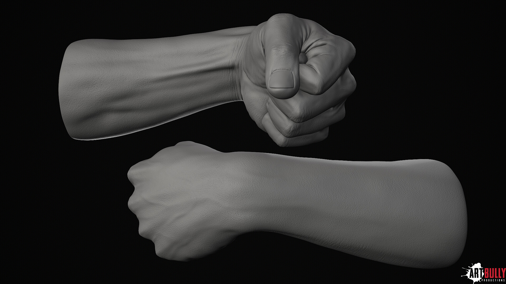 ArtStation - Fist | Hand - Anatomy Study