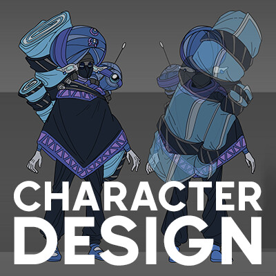 Gary Bey - Kara The Alien Merchant : Character Design