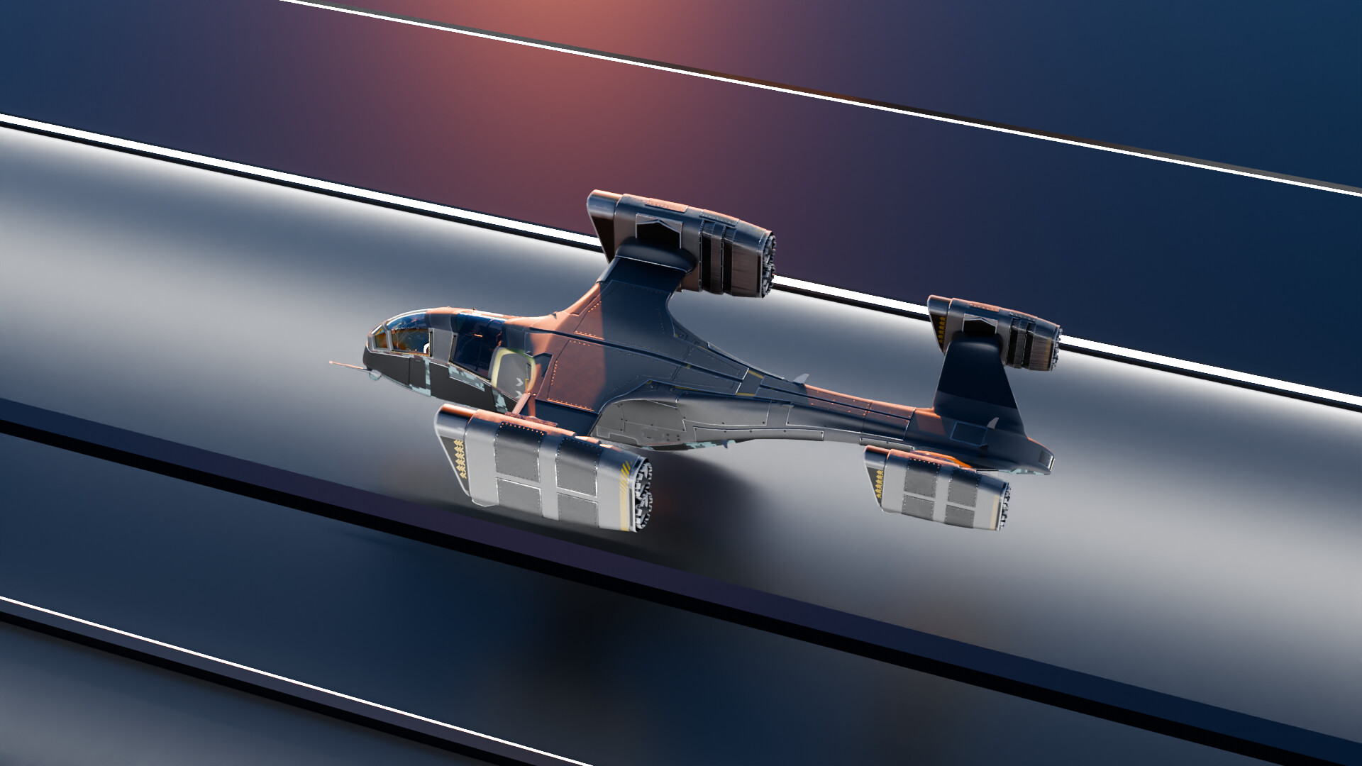 ArtStation - VTOL Phantom Proto