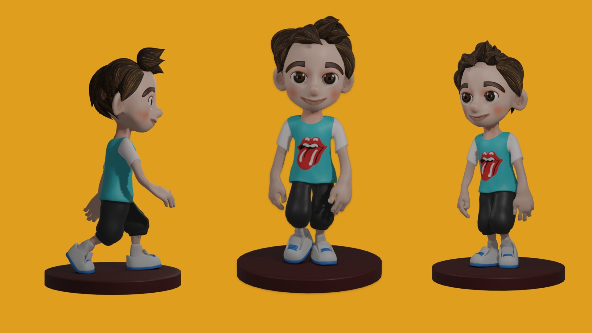 ArtStation - Character Design- 3D Modelling, Rigging and Animation