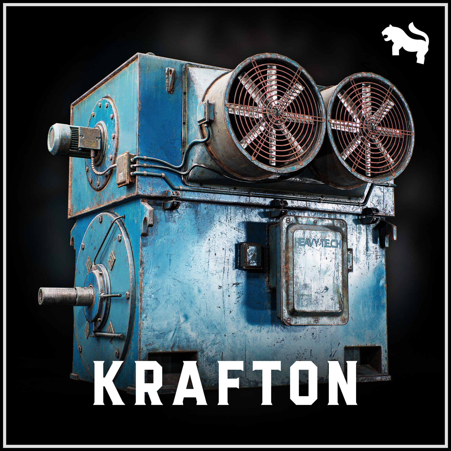 ArtStation - Electric Motor 01 / Krafton