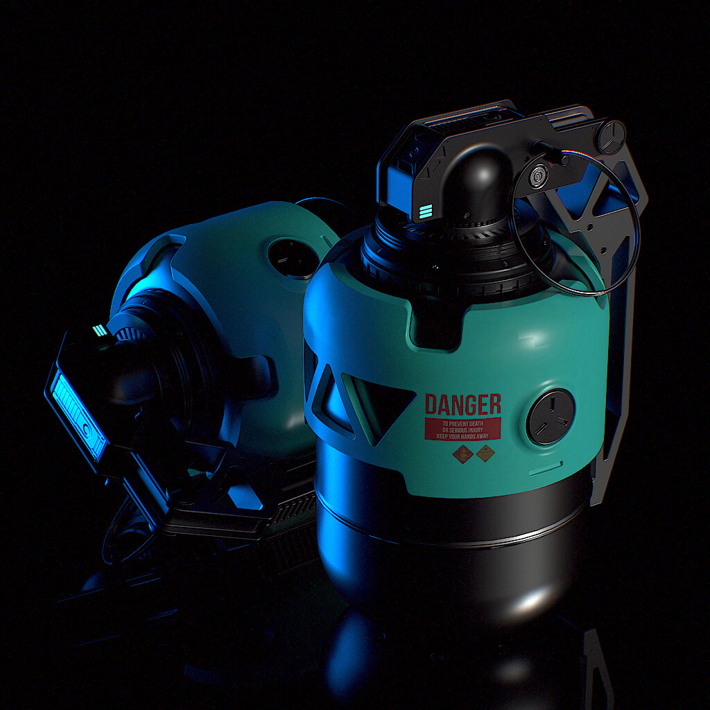 ArtStation - Cluster Grenade