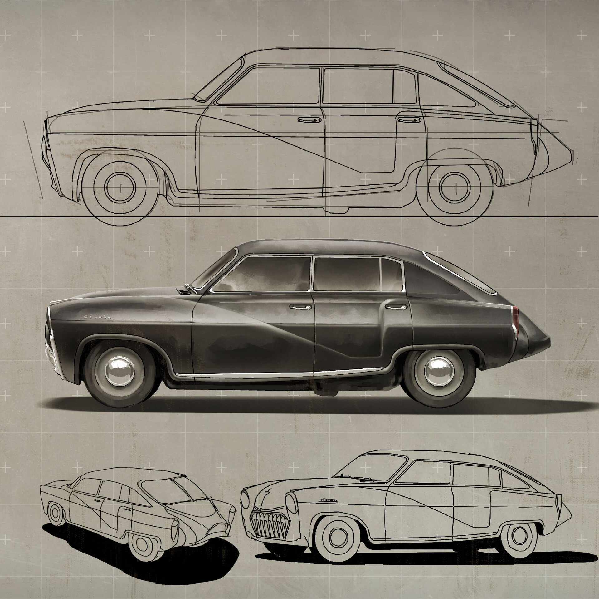 ArtStation - THE HUNGER GAMES - LIMOUSINE DESIGN STUDIES