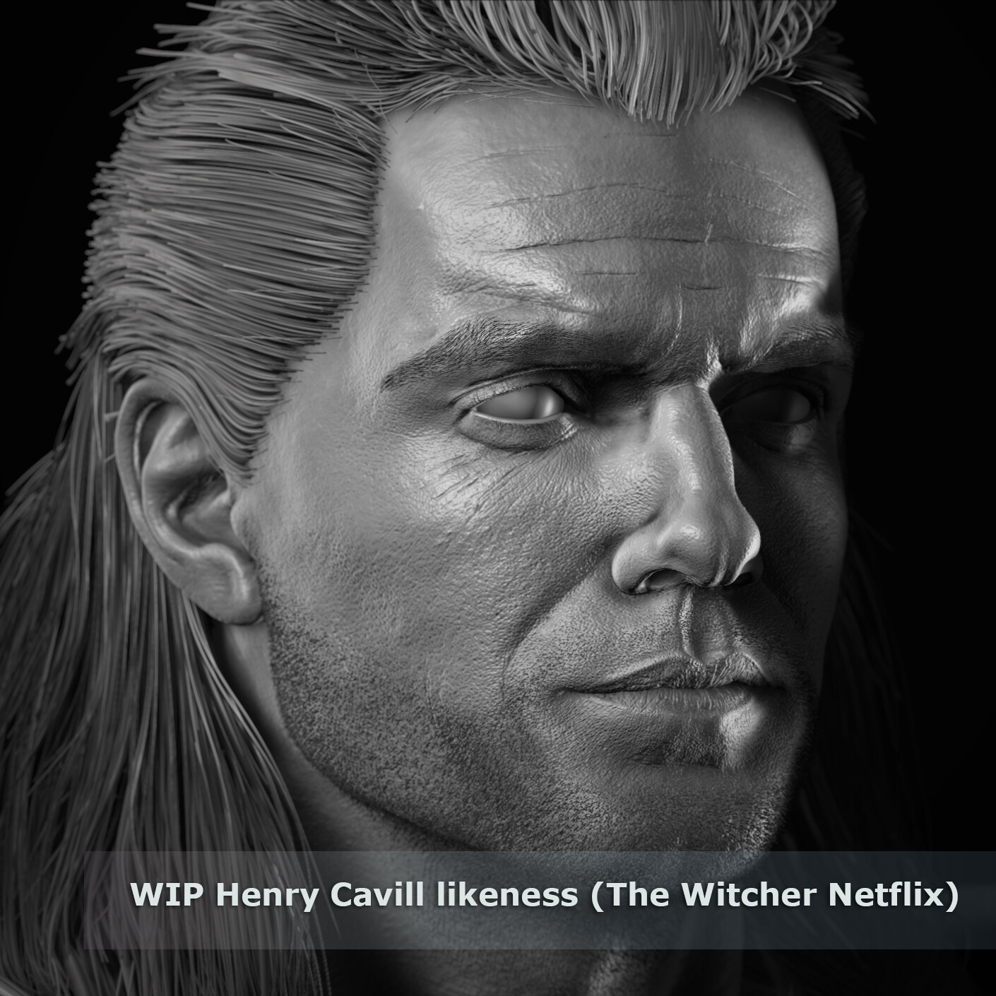 ArtStation - Henry Cavill as the Witcher (Netflix) likeness