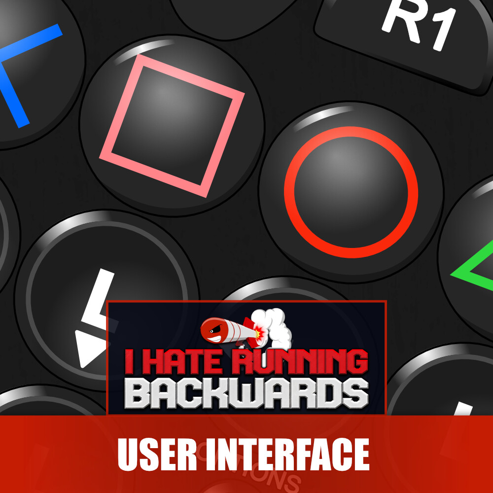 ArtStation - I Hate Running Backwards UI