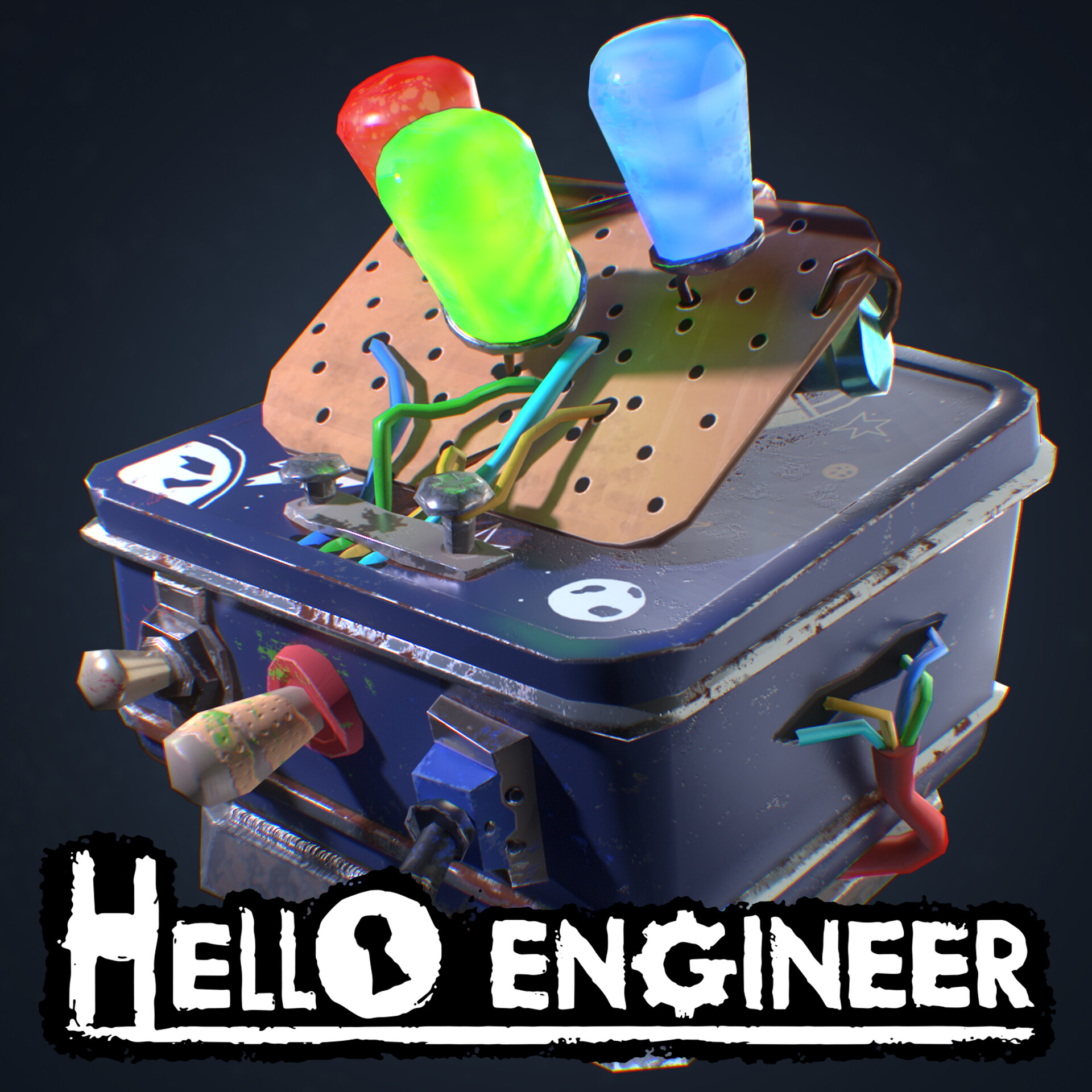 ArtStation - Hello Engineer - 3D Props