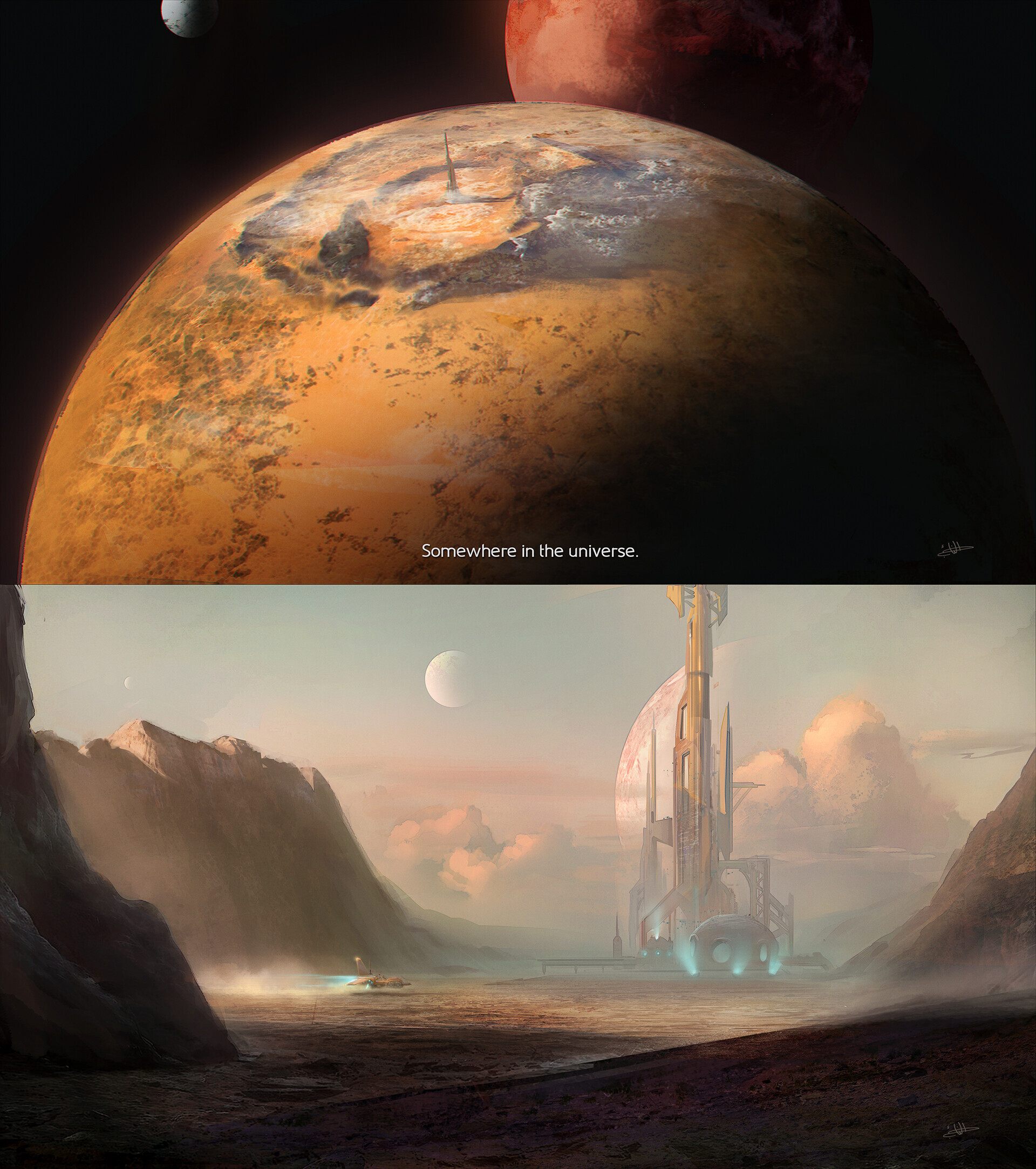 ArtStation - somewhere in the universe