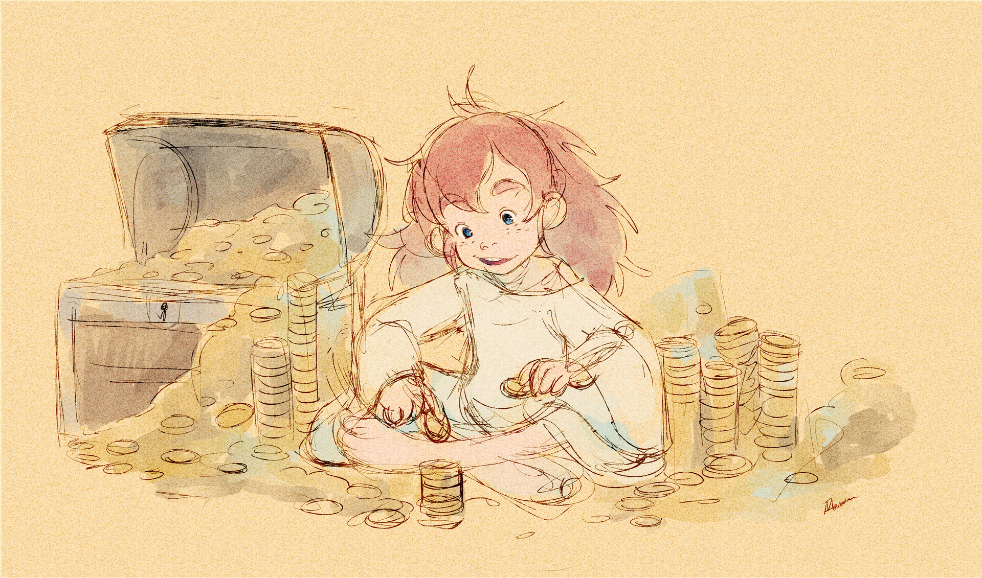 ArtStation - Pippi Longstocking Development