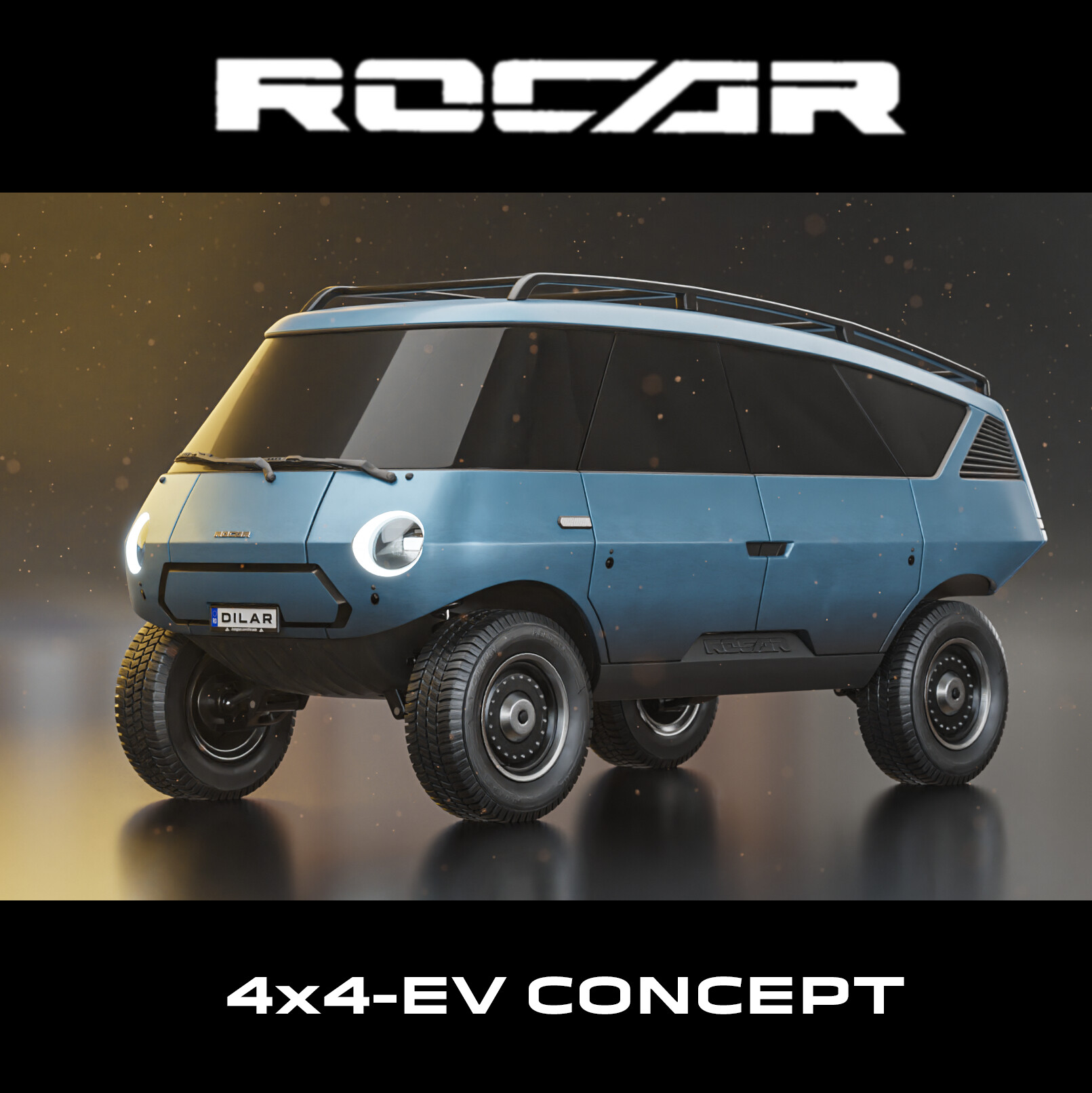 ArtStation - ROCAR 4x4-EV Concept 2023