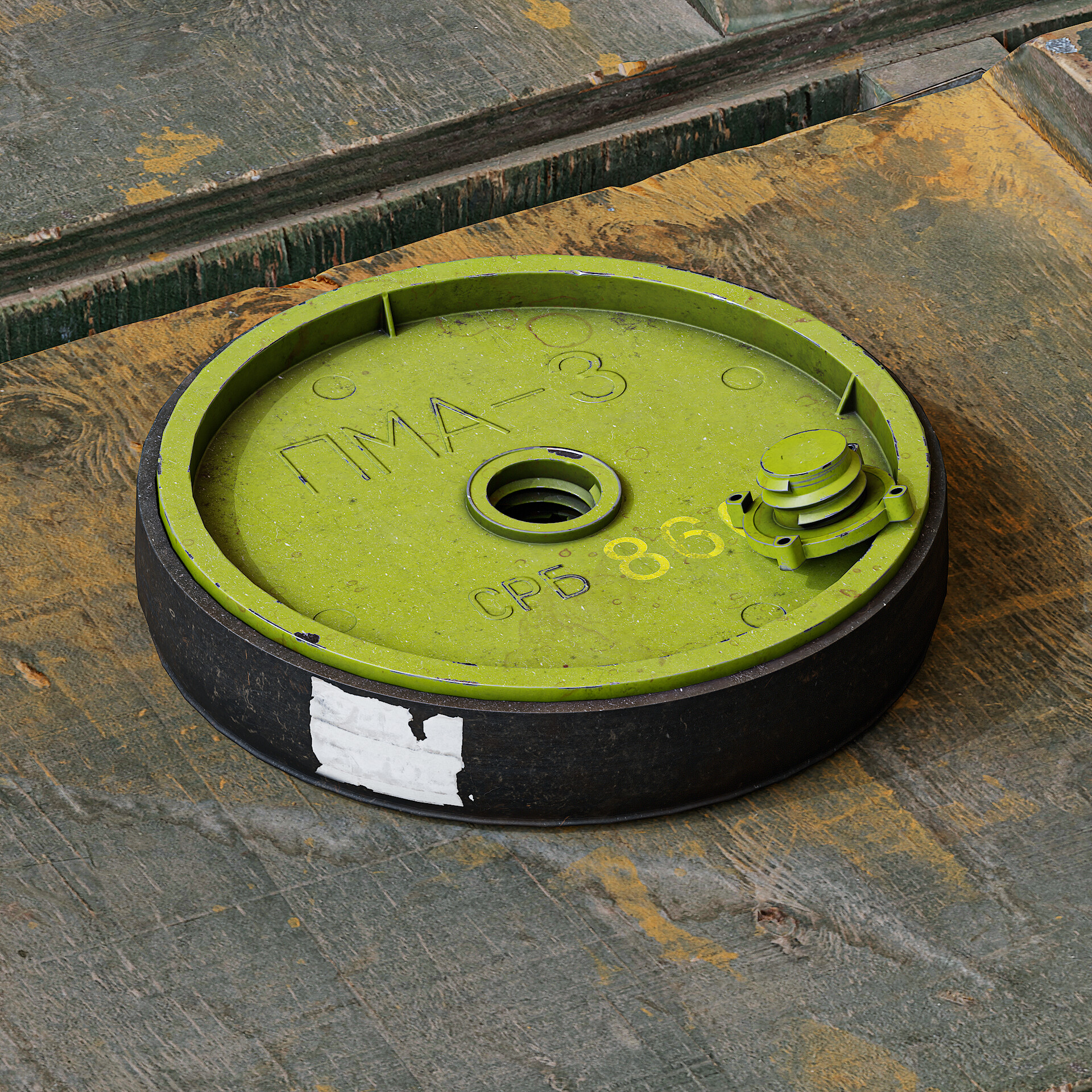 ArtStation - PMA-3 Minimum Metal Anti-Personnel Mine