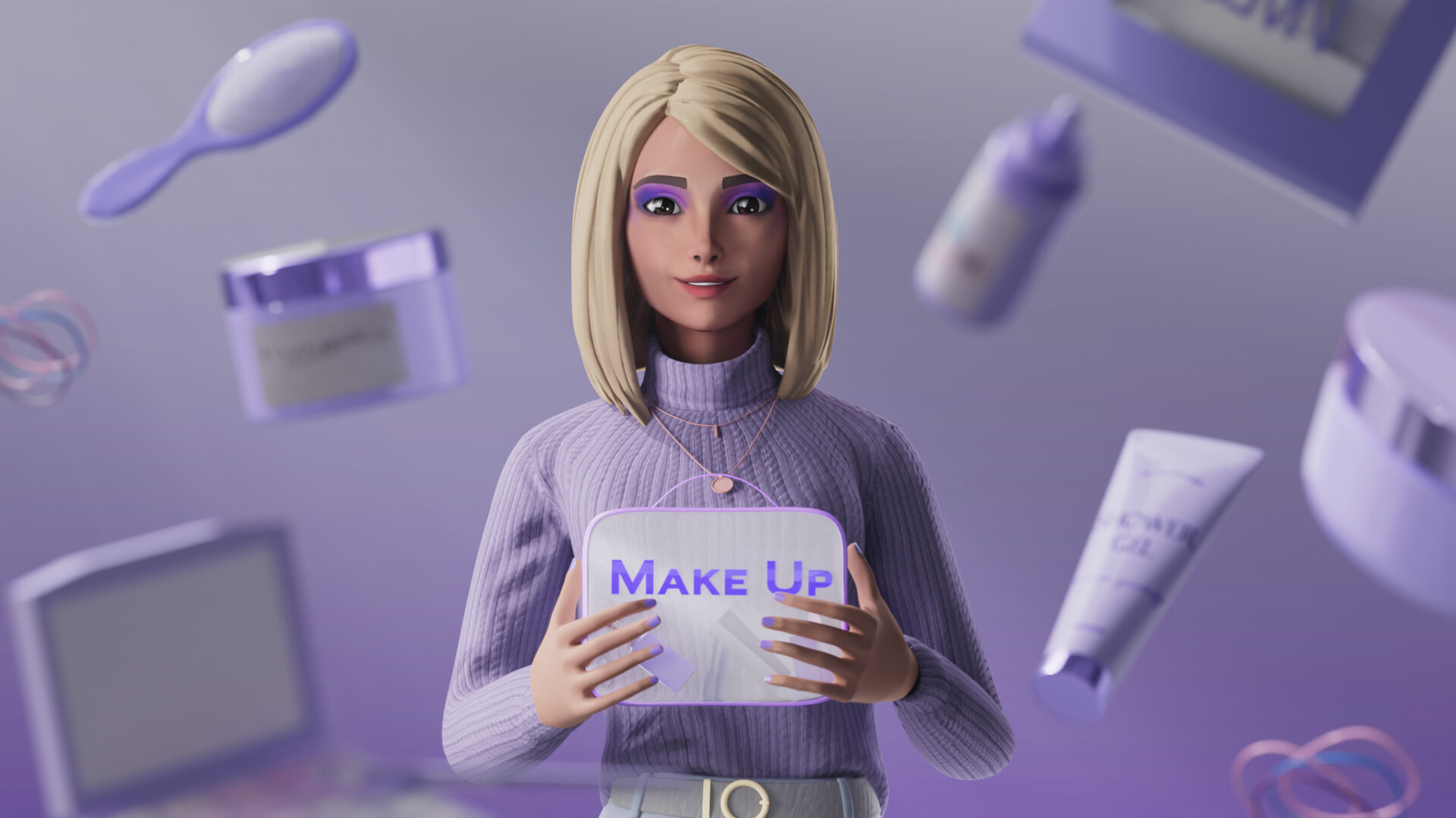 ArtStation - MakeUp Store Animation