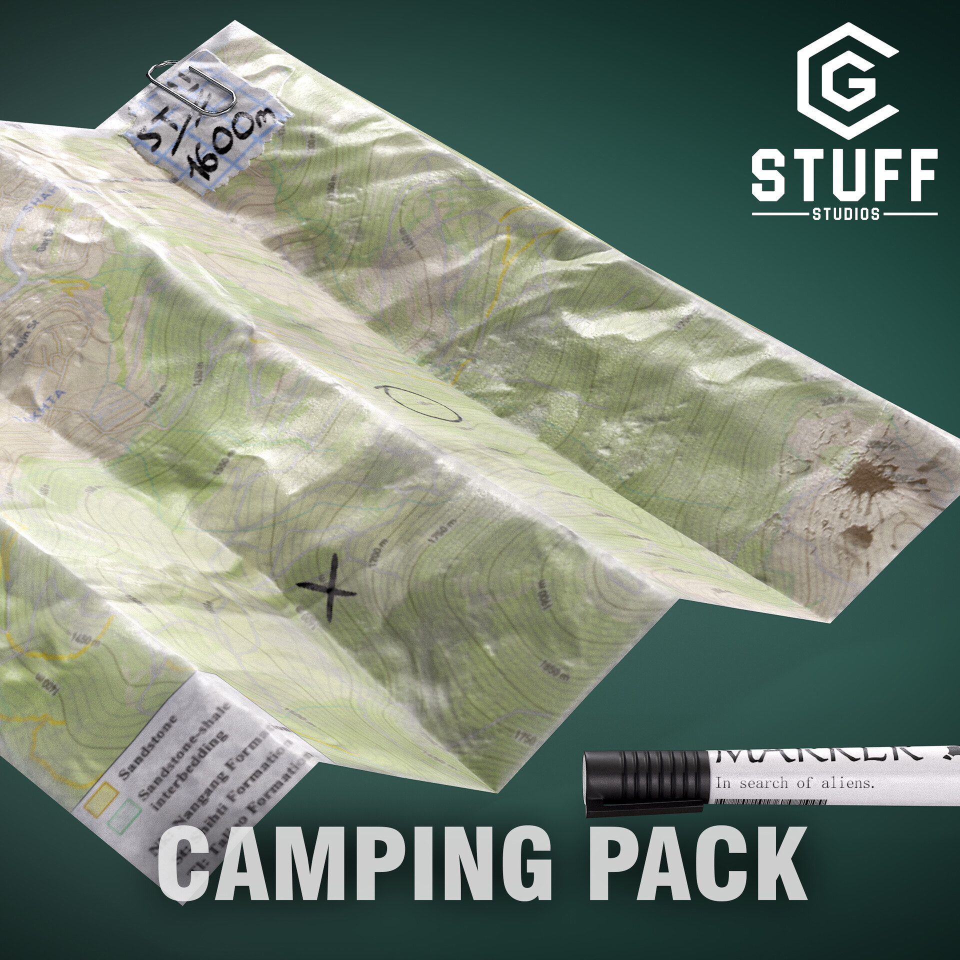 ArtStation - Camping Pack Props