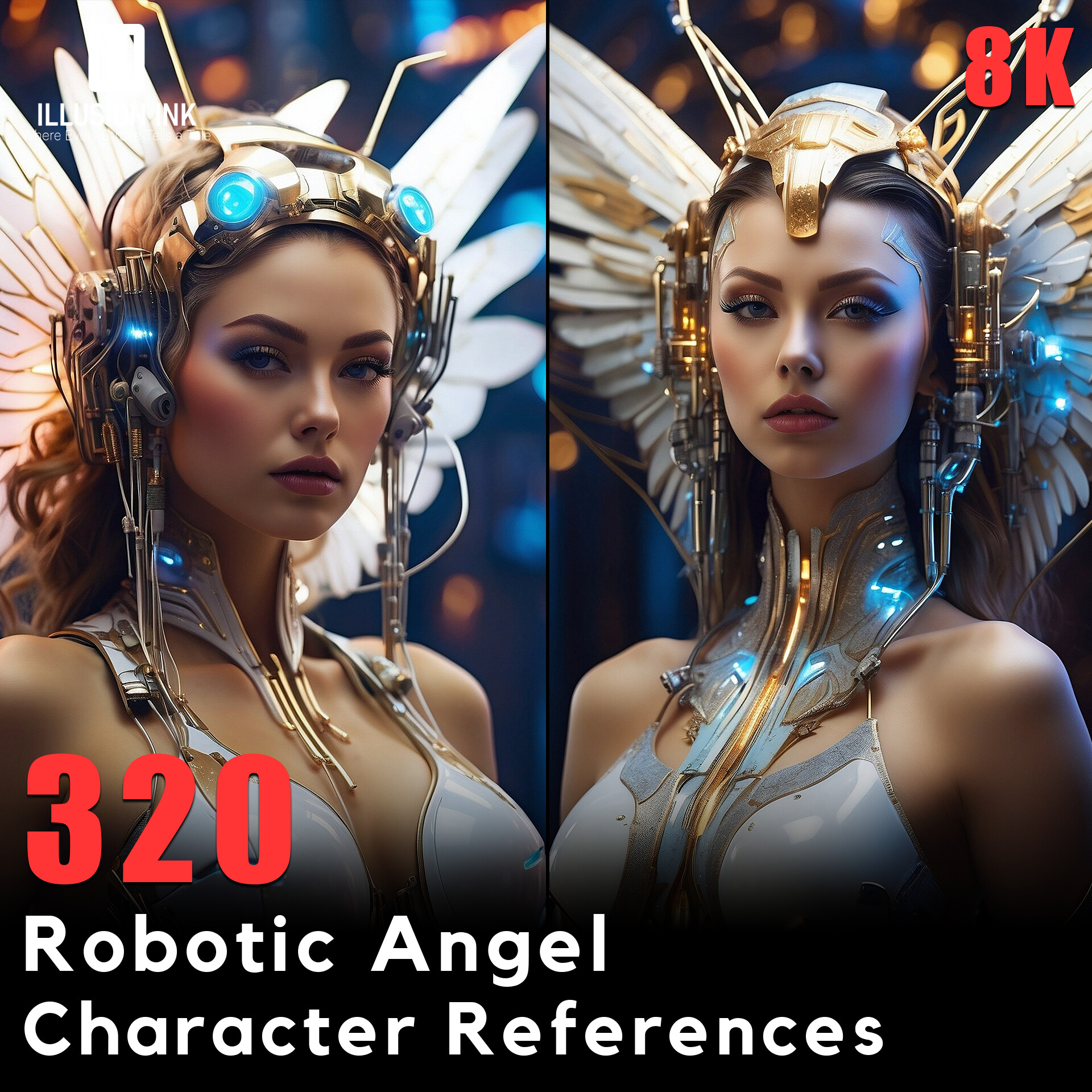 ArtStation - 320 Robotic Angel Reference Photos | 8K