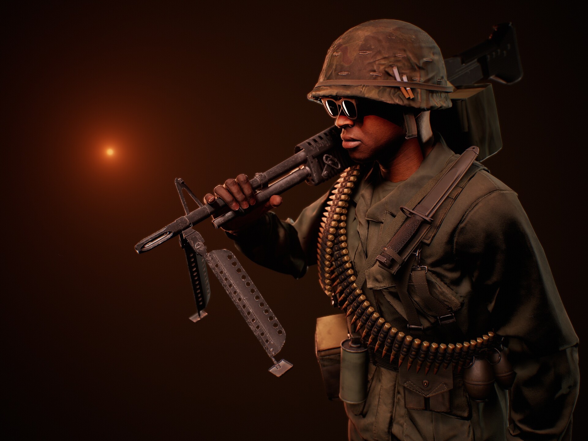 ArtStation - Machine Gunner