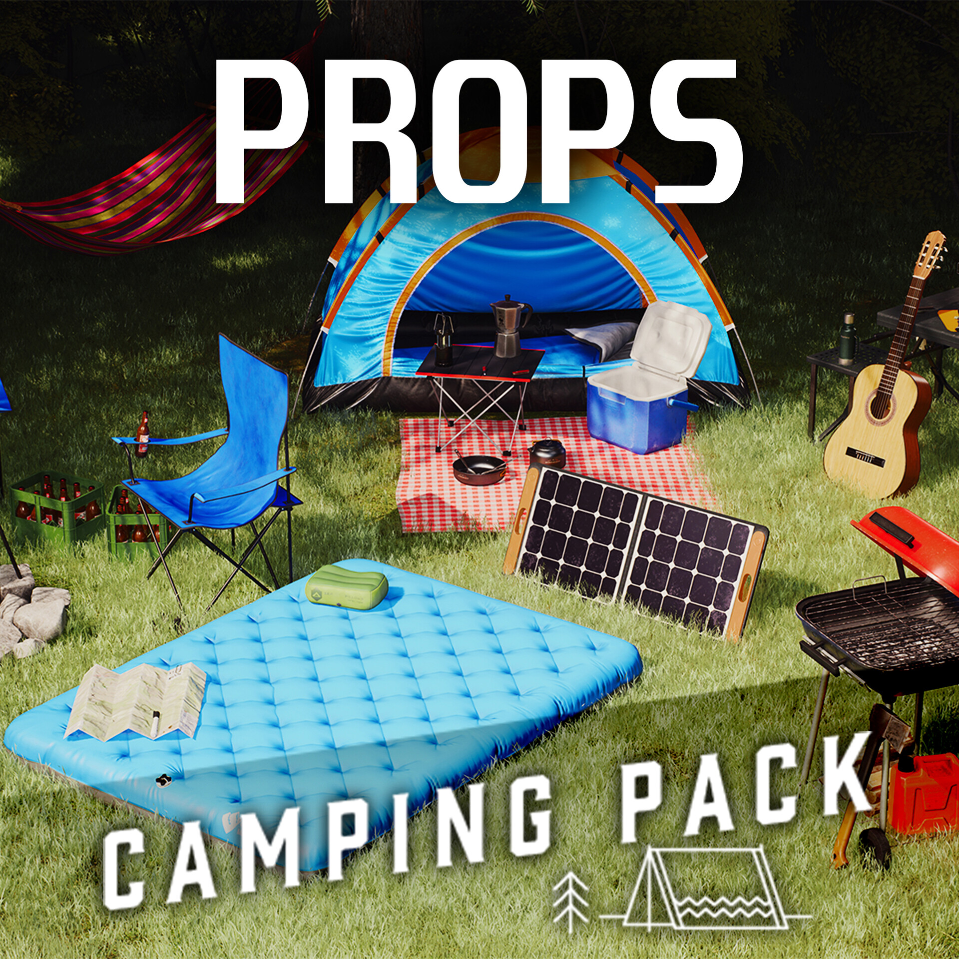 ArtStation - Camping Pack - PROPS