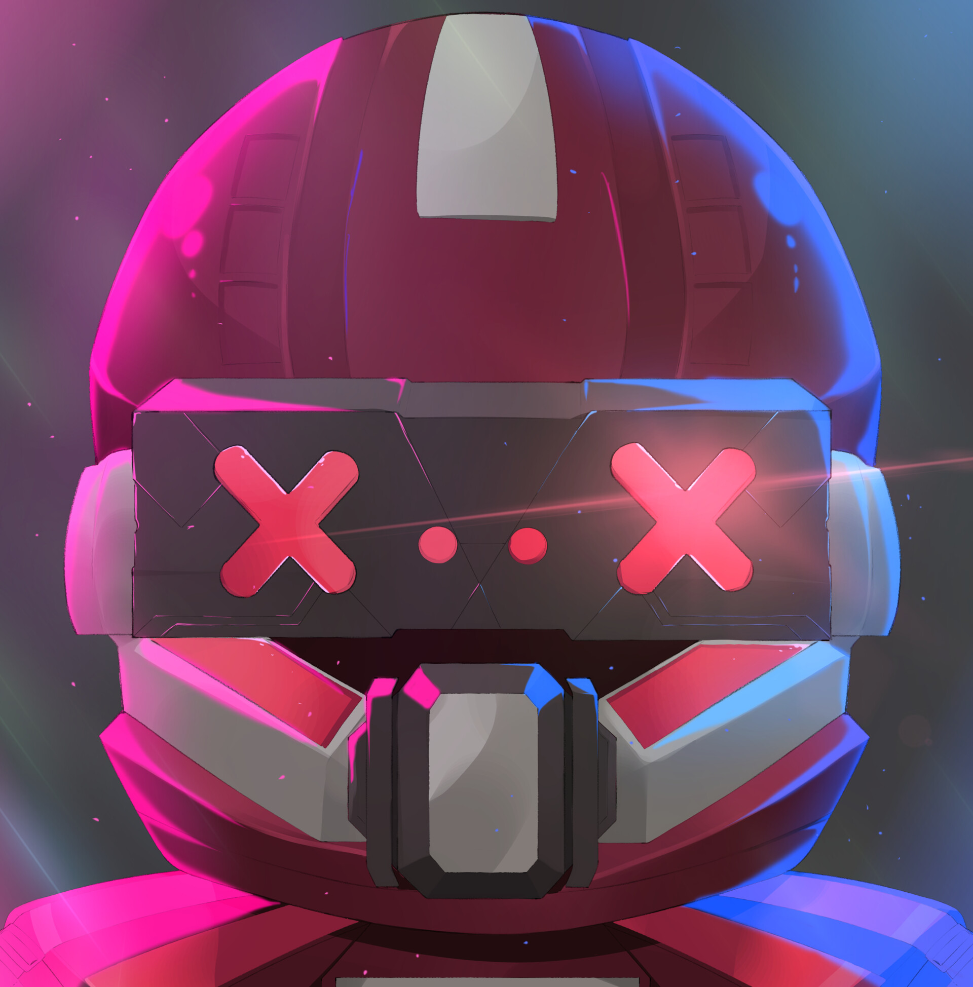 ArtStation - Mecha and Pilot (chibi)