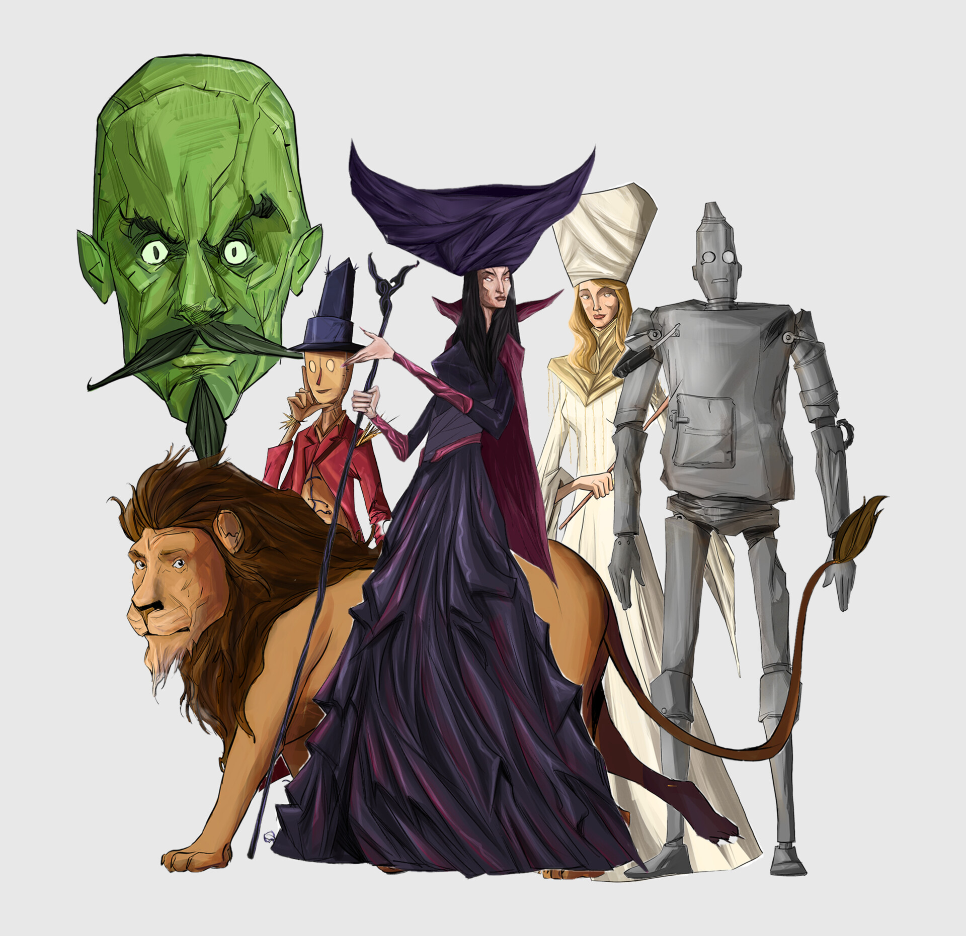 ArtStation - OZ Immersive-Character Designs