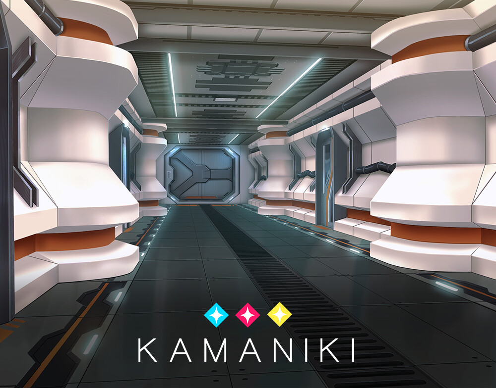 ArtStation - Dormitory Hallway