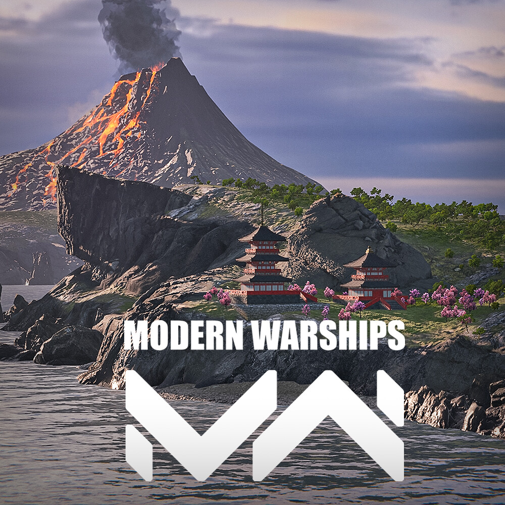 ArtStation - Modern Warships - Two Samurai map